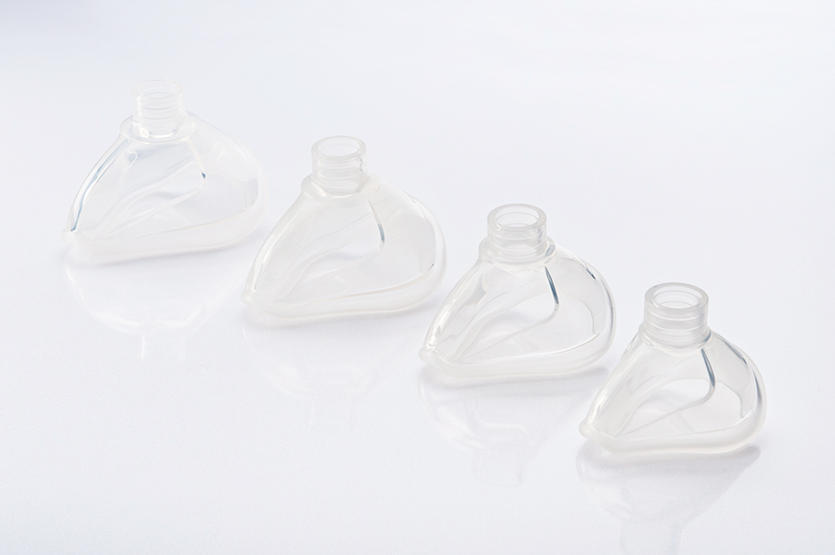 Reusable Pyramid Silicone Mask